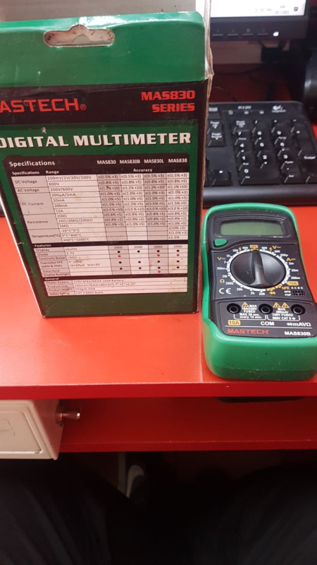 Купить Мультиметр Mastech MAS830B Б/У за 0 руб. — состояние 9/10
