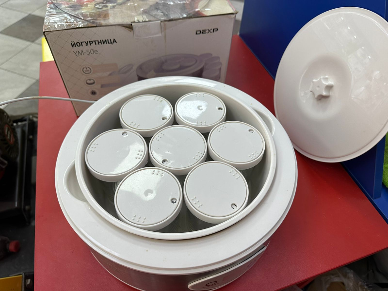 Купить ЙОГУРТНИЦА YM-50E DEXP - Б/У за 700 руб. — состояние 9/10