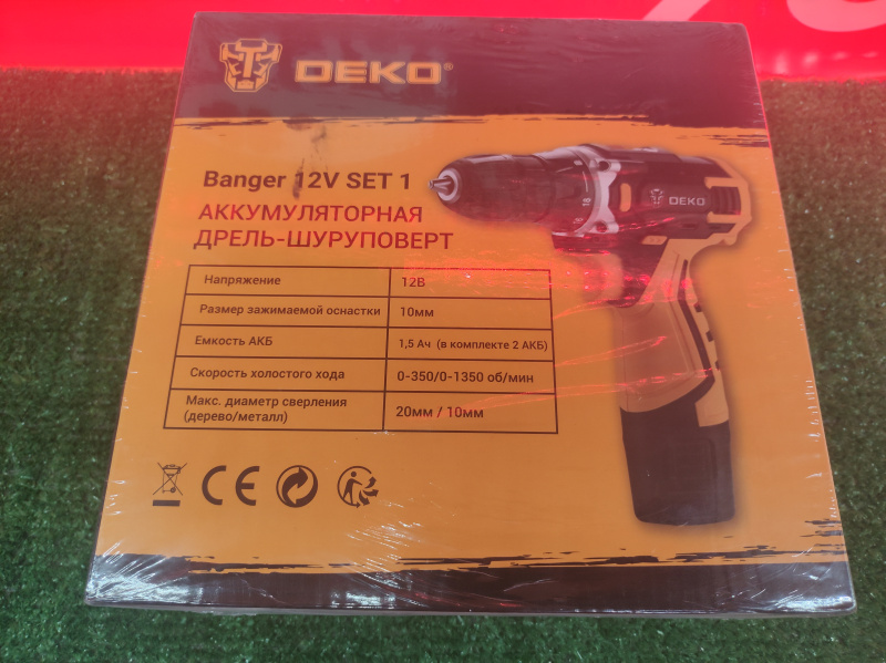 Купить Шуруповерт Deko Banger 12v Set 1 Б/У за 0 руб. — состояние 9/10