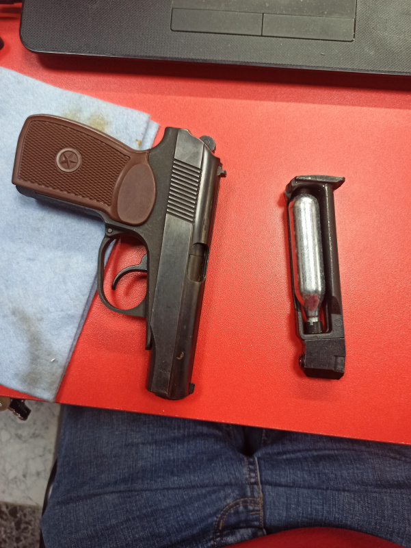 Купить ПИСТОЛЕТ Baikal MP-654K Б/У за 0 руб. — состояние 9/10