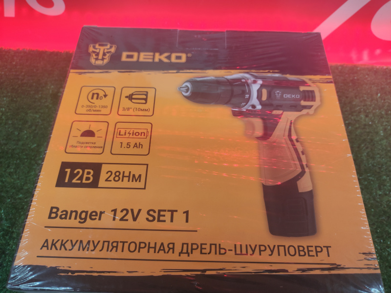 Купить Шуруповерт Deko Banger 12v Set 1 Б/У за 0 руб. — состояние 9/10