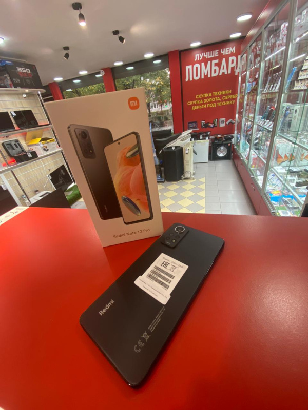 Купить Смартфон Xiaomi Redmi Note 12 Pro 8/256GB (256 ГБ, Черный) Б/У ...
